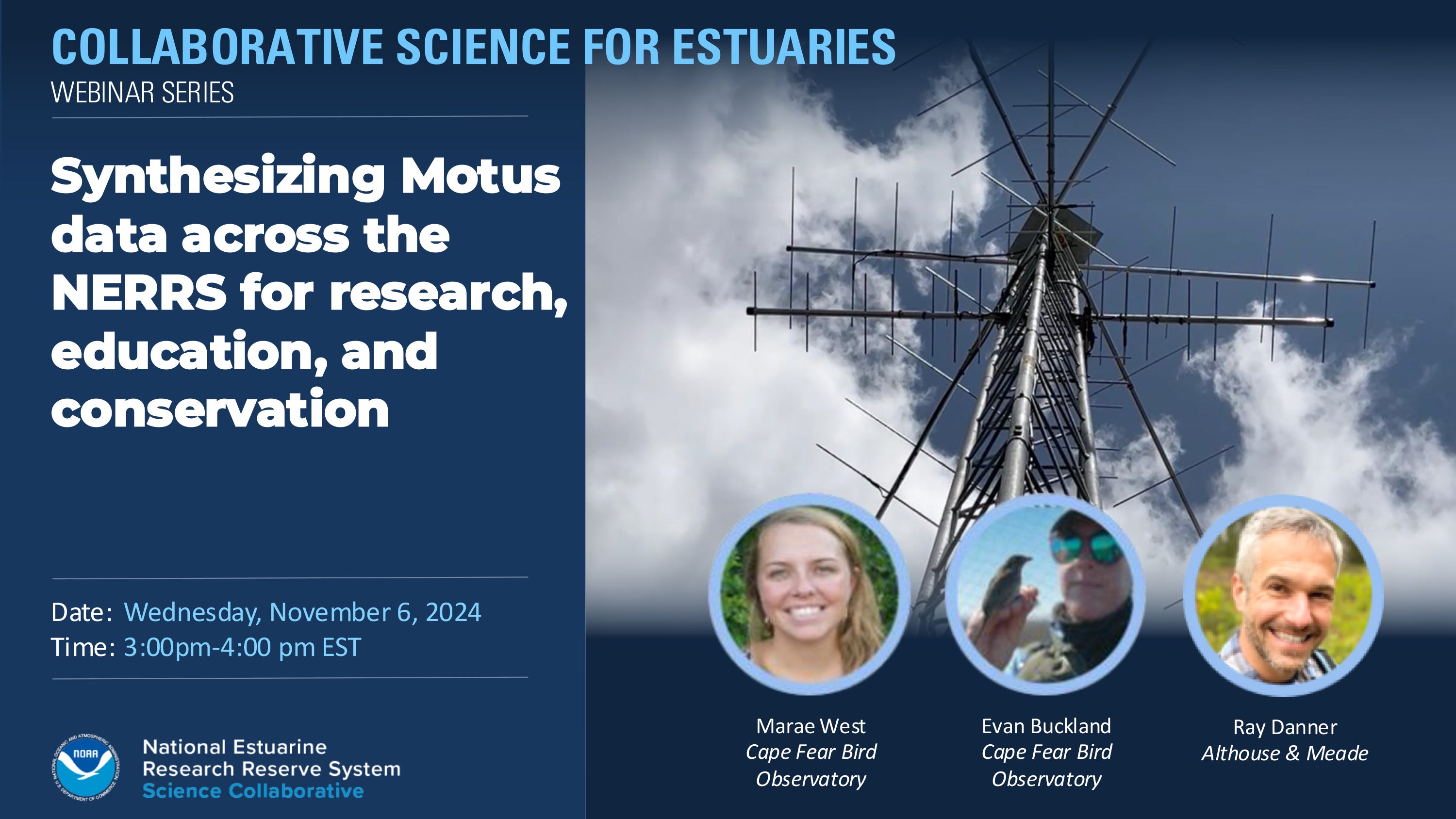 Synthesizing Motus Data across the NERRS for Research, Education, and ...