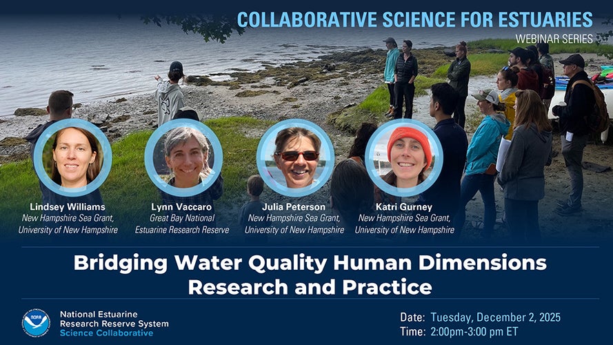 Bridging Water Quality Human Dimensions Research and Practice | NERRS ...