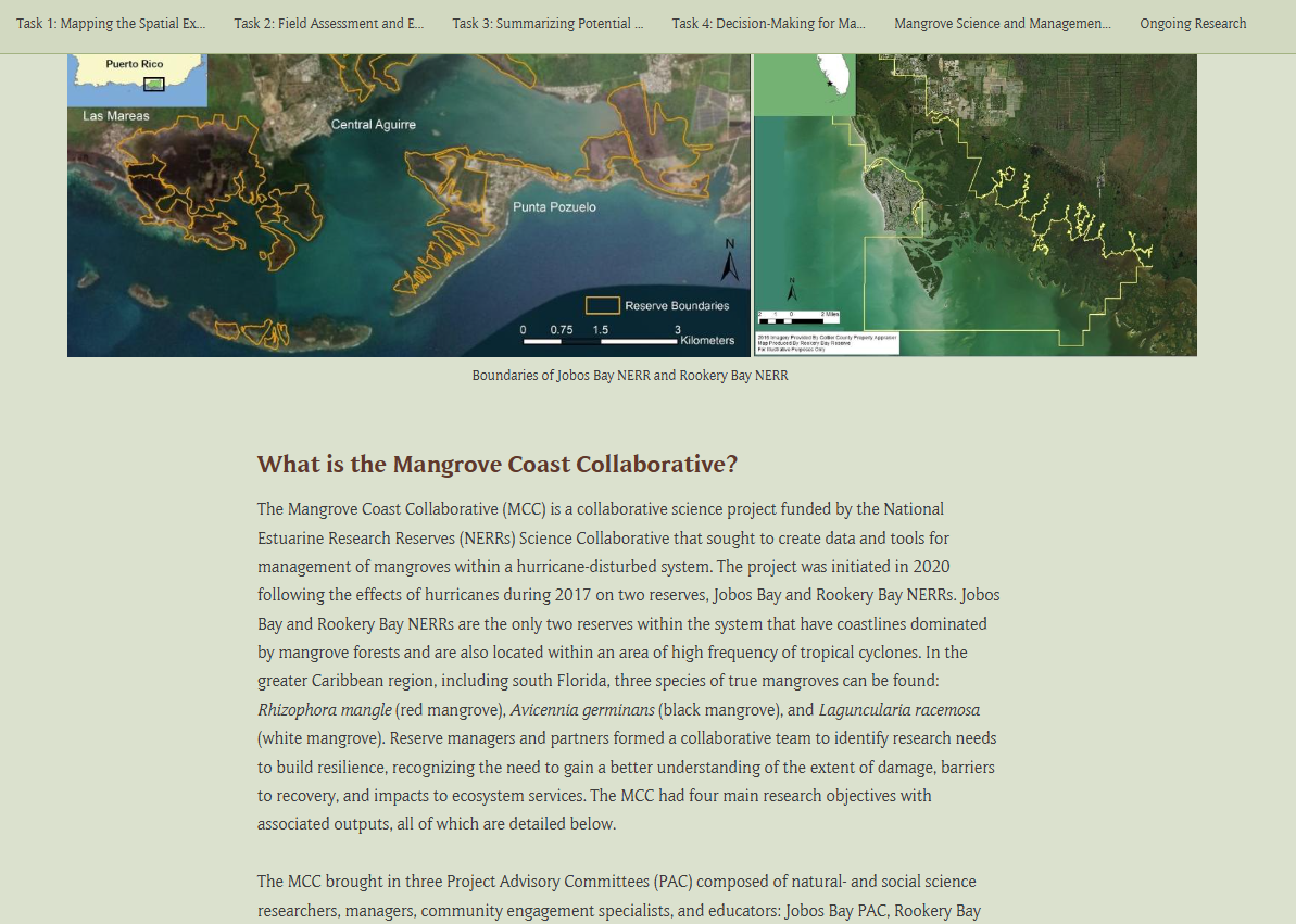 Website: Collaboration on the Coast | NERRS Science Collaborative
