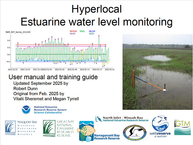 Hyperlocal Estuarine Water Level Monitoring User Manual and Training ...