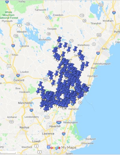 Great Bay Nitrogen Sources and Transport Extensive Sites Map | NERRS ...