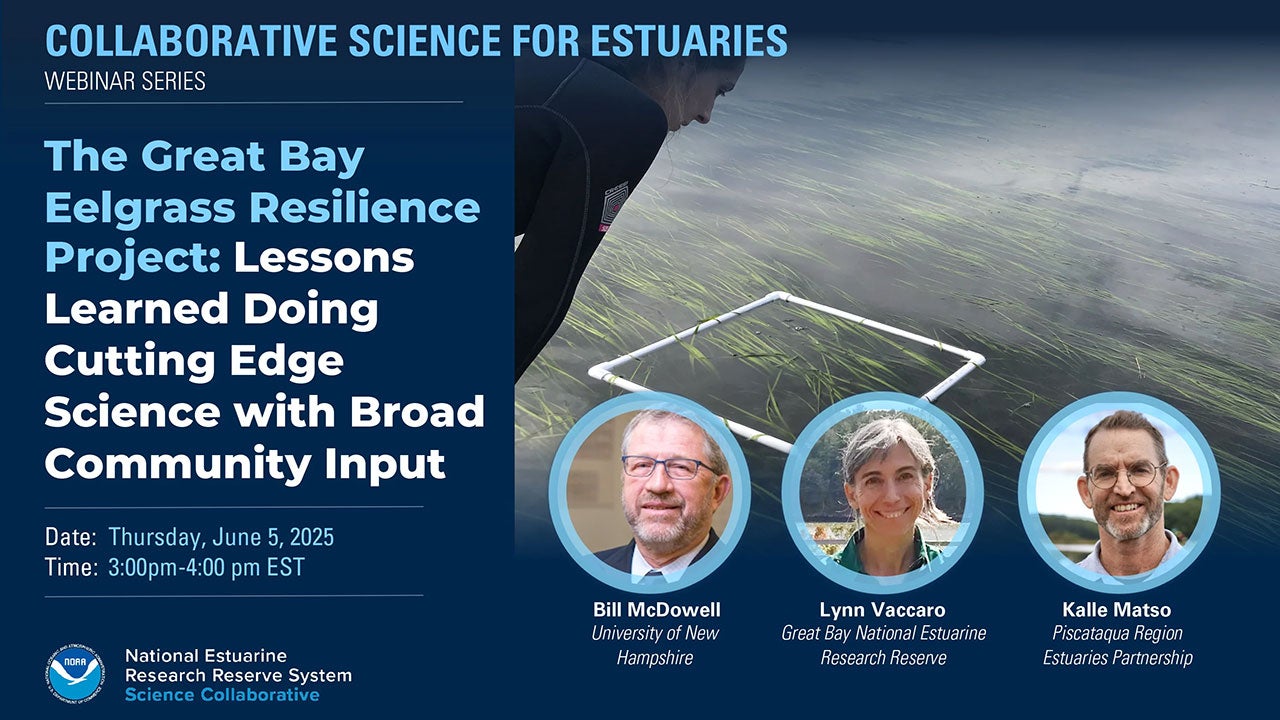 The Great Bay Eelgrass Resilience Project: Lessons Learned Doing ...