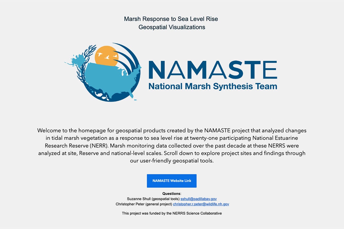 Geospatial Visualizations: Marsh Response to Sea Level Rise | NERRS ...